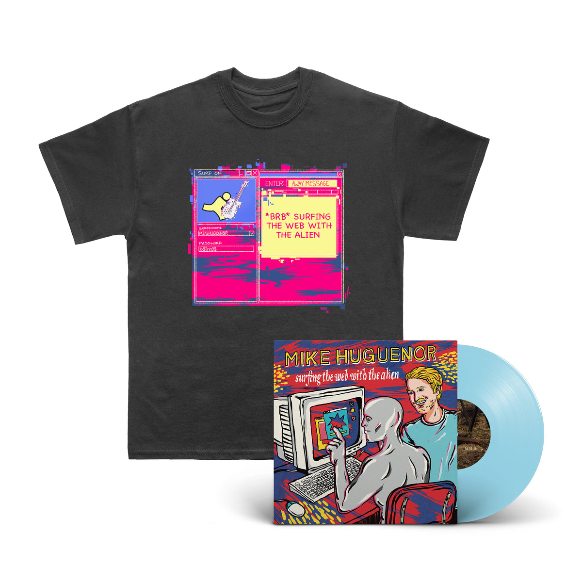 Mike Huguenor - "Surfing the Web With the Alien" + "Alien Online" [Bun ...